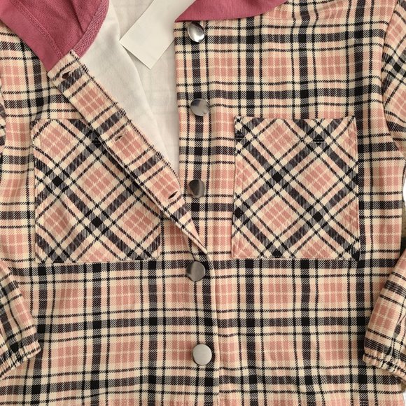 Beautees | Shirts & Tops | Beautees Girls Hooded Shacket | Poshmark